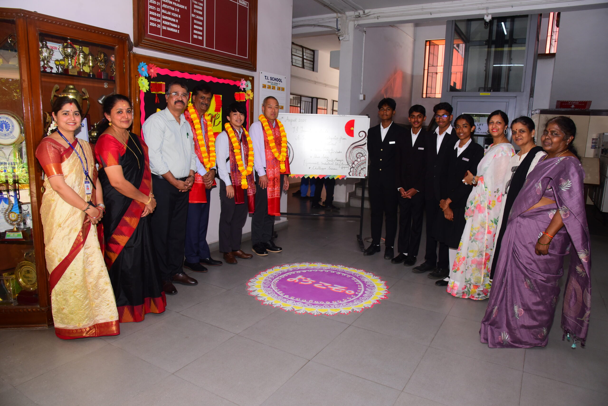 JAPANESE PREFECTURE EHIME VISIT TO T.I. SCHOOL - TI School